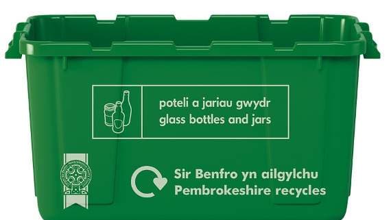 Advice if you need new food waste and glass recycling boxes | pembroke ...