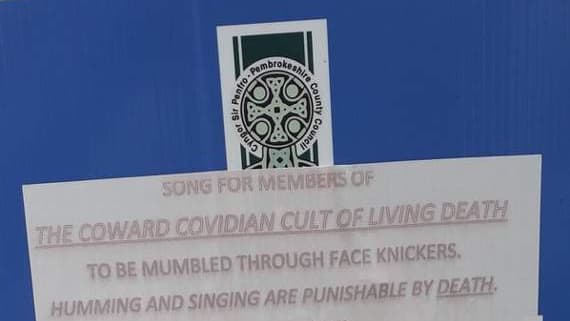 ‘Out of court disposal’ handed to Tenby covid flyposter | pembroke ...
