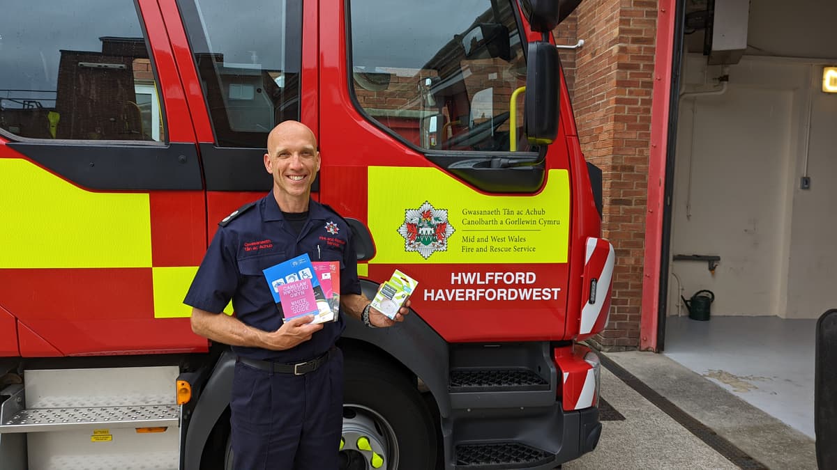 Firefighter Rob will help Pembrokeshire residents make their homes ...