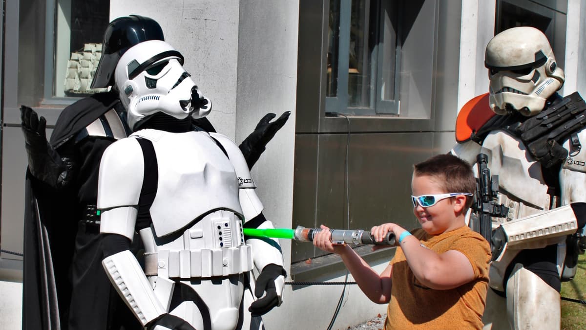 Star Wars fun at Pembroke Dock Heritage Centre Falcon Fun Day ...