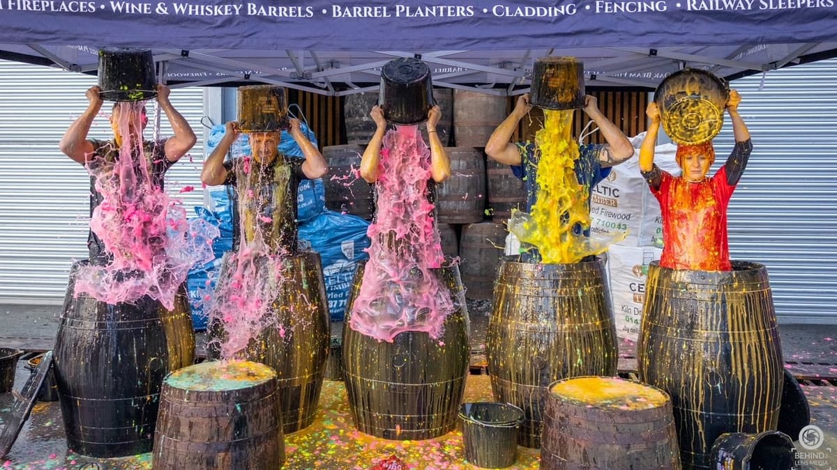 Community champions raise over £1000 from gunge for BBC Children in ...