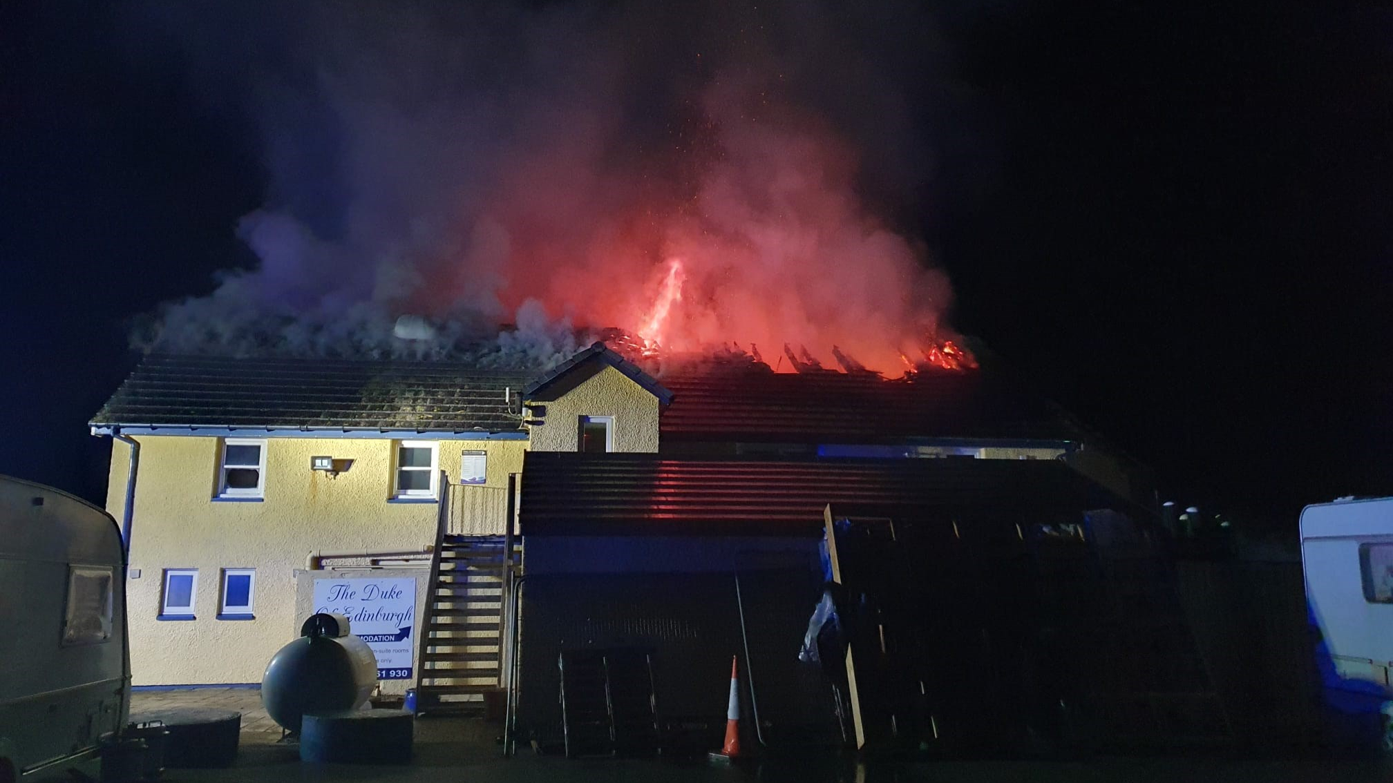 Fire Investigation into Newgale pub blaze still underway | pembroke ...