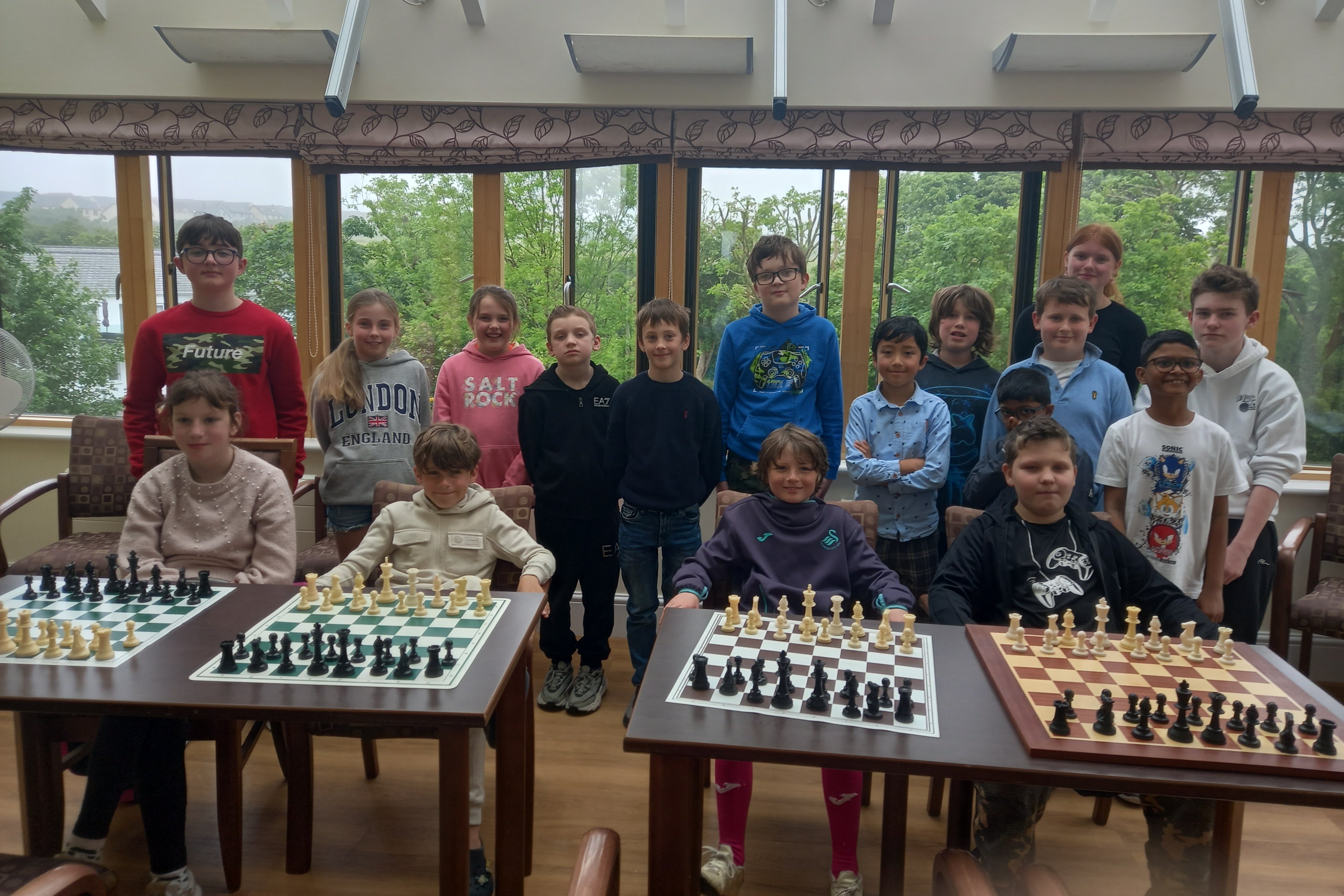 Pembrokeshire Junior Chess Club plays Castell Nedd for first time in ...