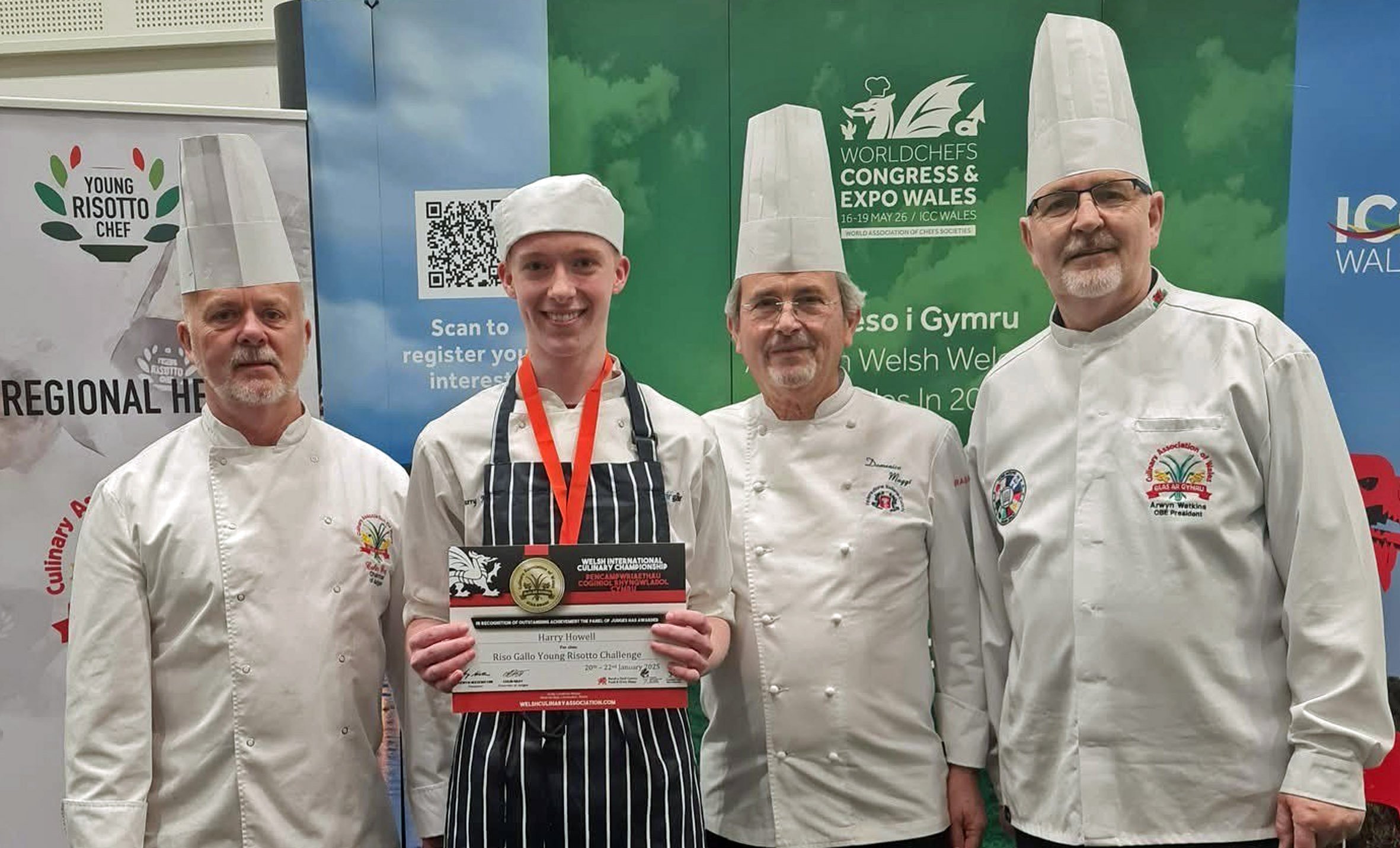 Harry to represent Wales in the Riso Gallo Young Risotto Chef Grand ...