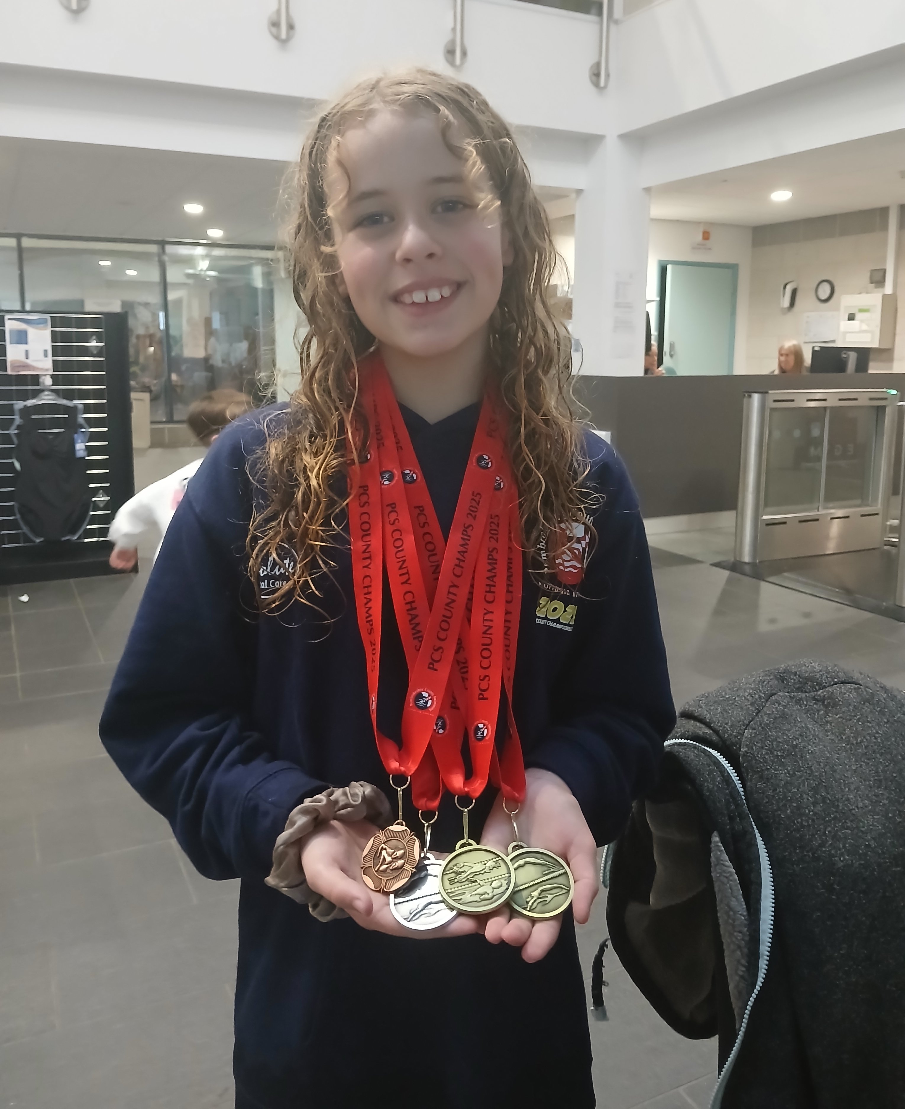 Tenby nine-year-old swimming star shines in Pembrokeshire County ...