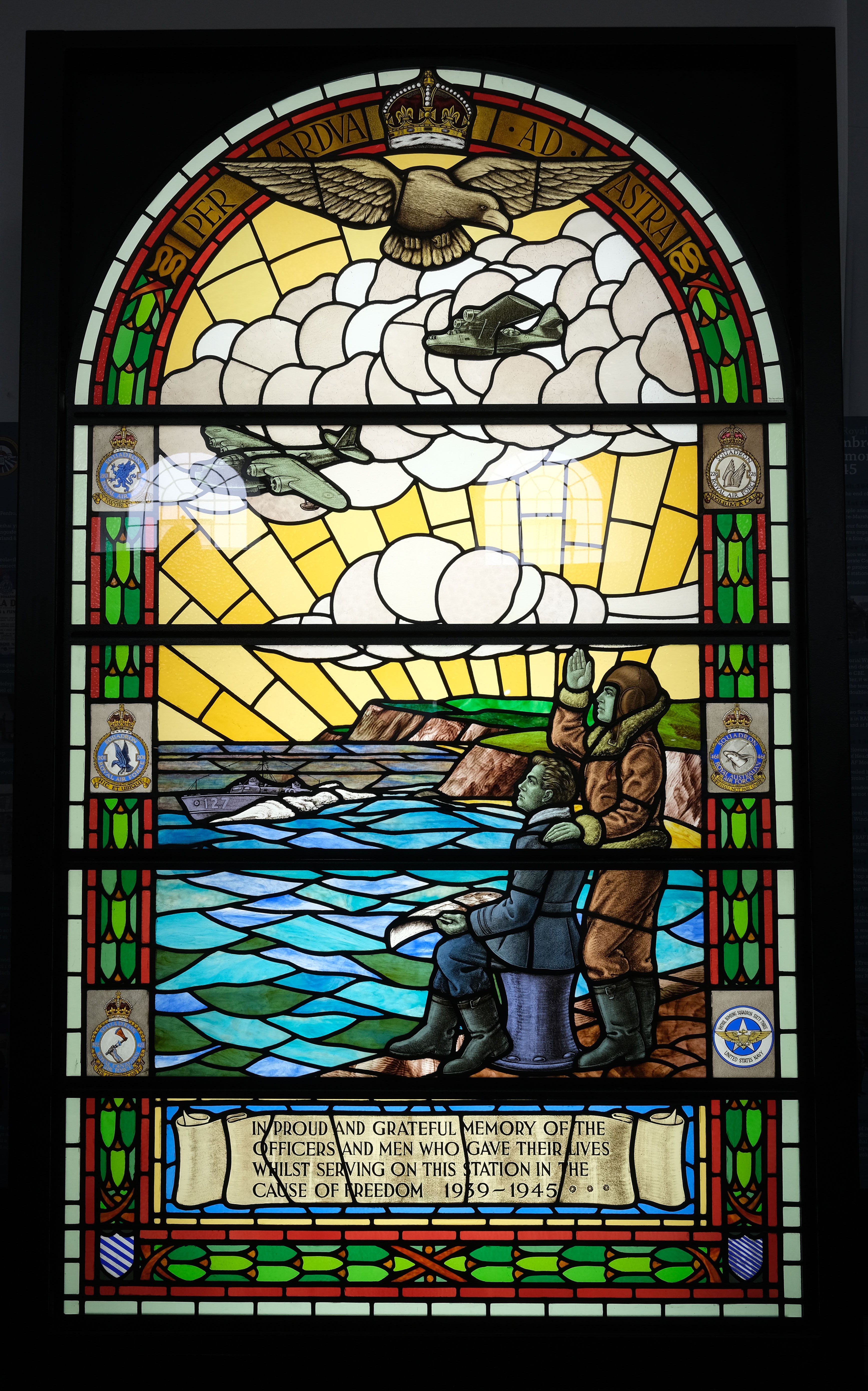 Pembroke Dock service will mark return of RAF Memorial Window ...