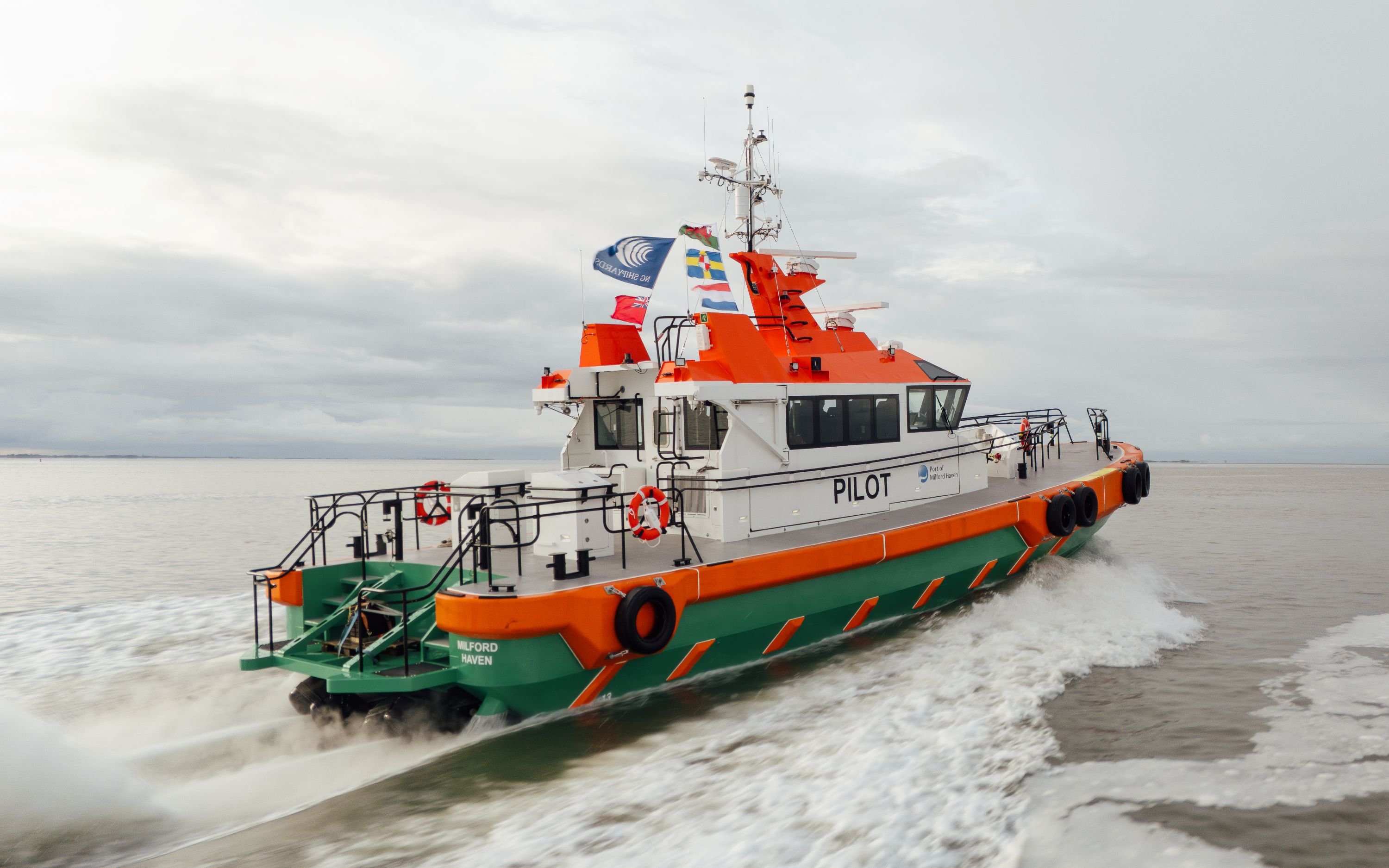 Port of Milford Haven’s new pilot boat launched in Netherlands ceremony ...