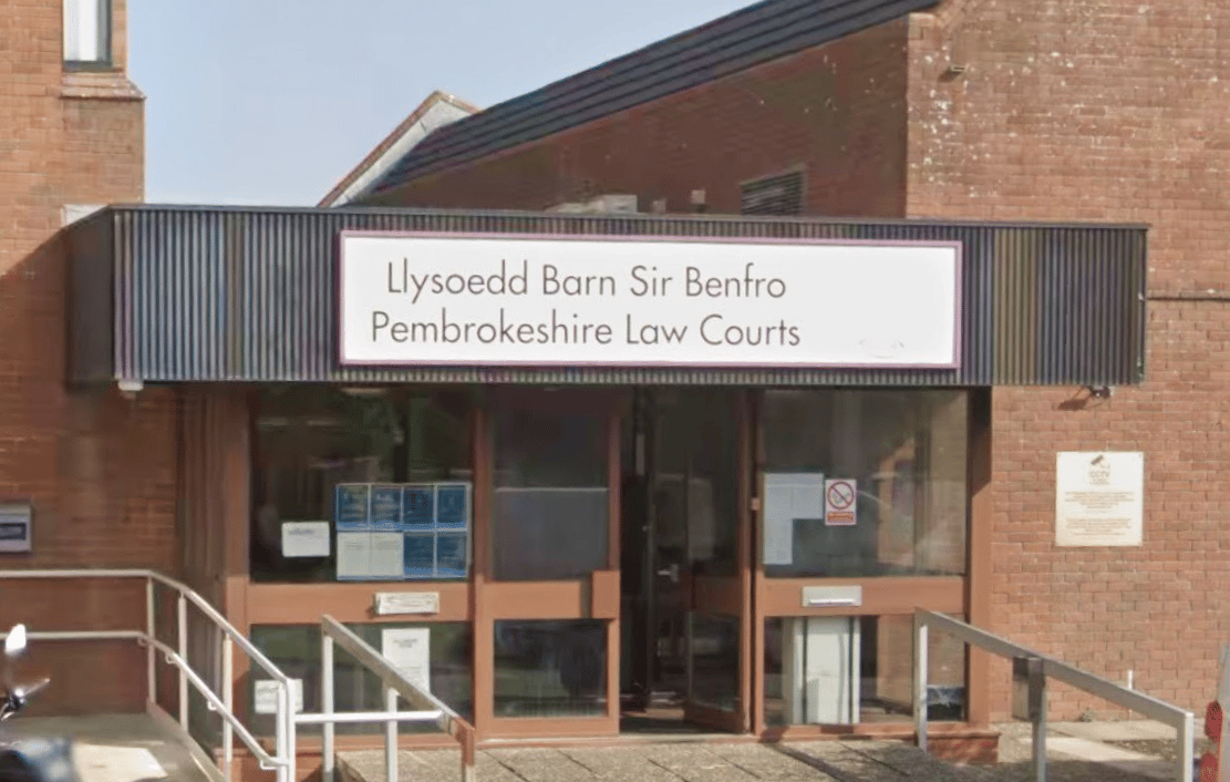 Tenby man sentenced for carrying knives at Withybush Hospital ...