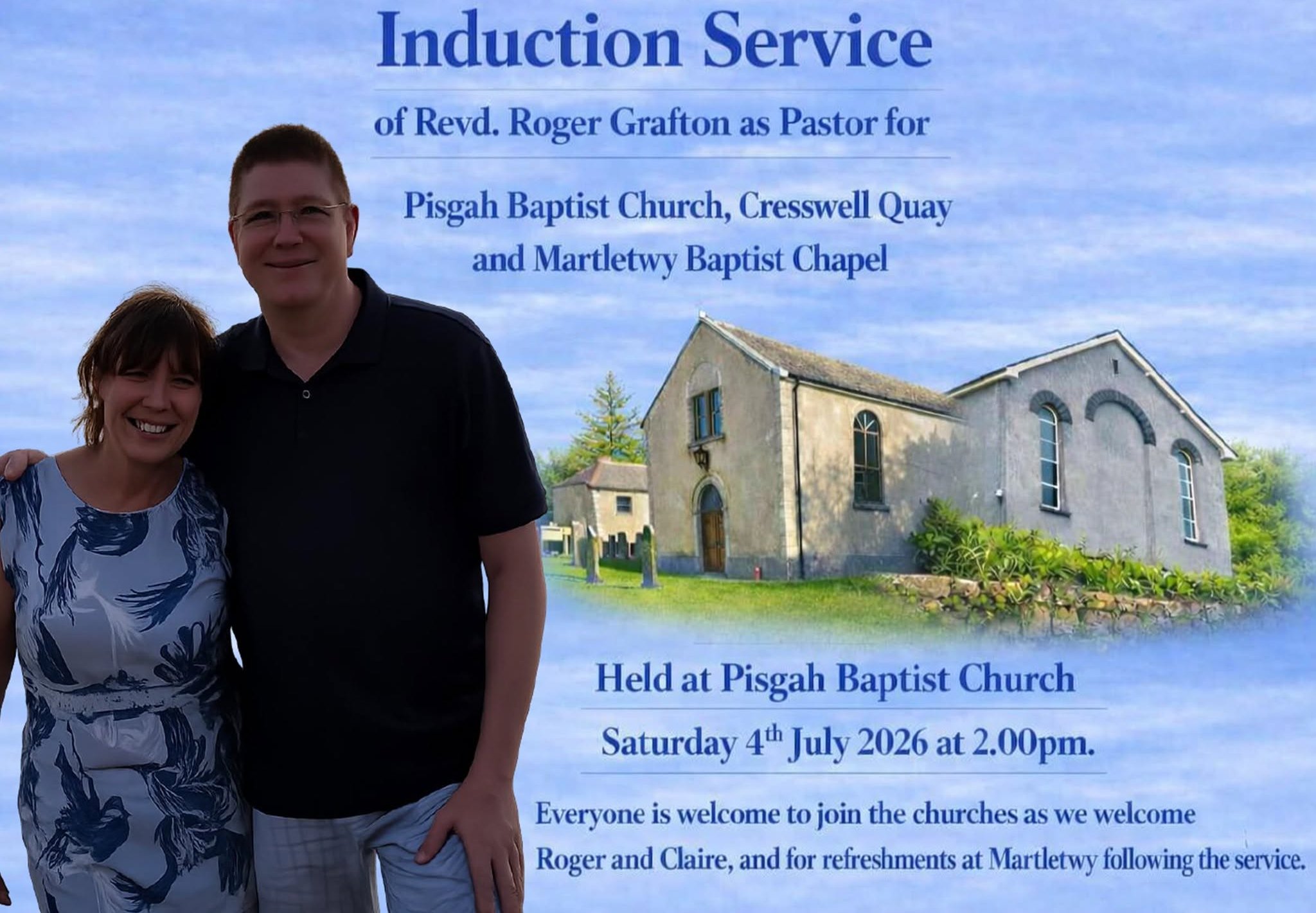 Join Pembrokeshire Baptist Churches for New Pastor's Induction This ...
